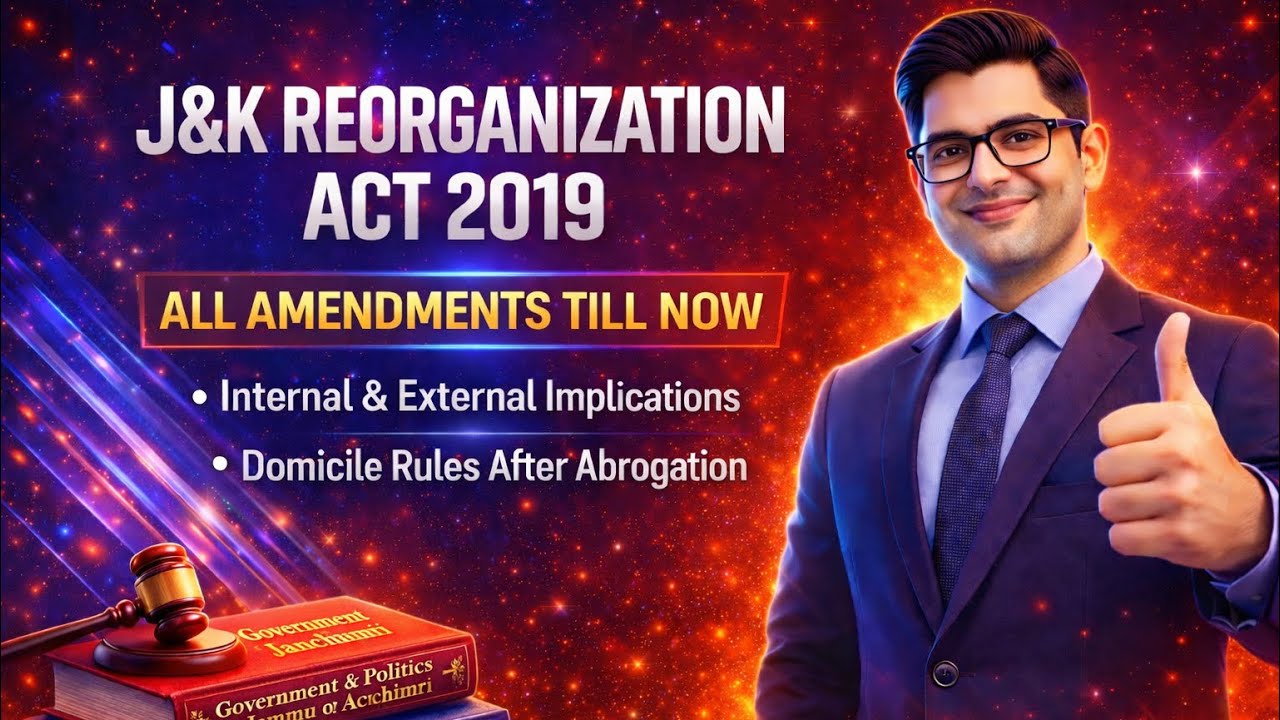 J&K Reorganization Act 2019 including All Amendments till Now (updated ...