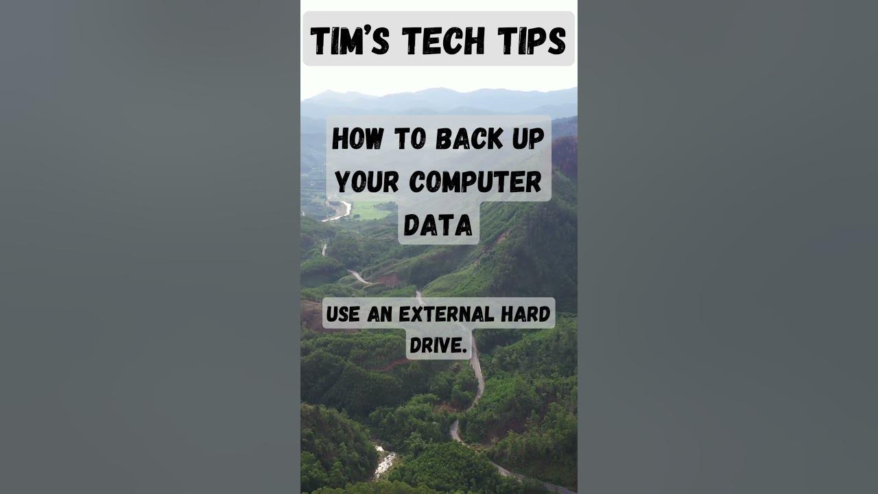 How to back up your computer data - YouTube