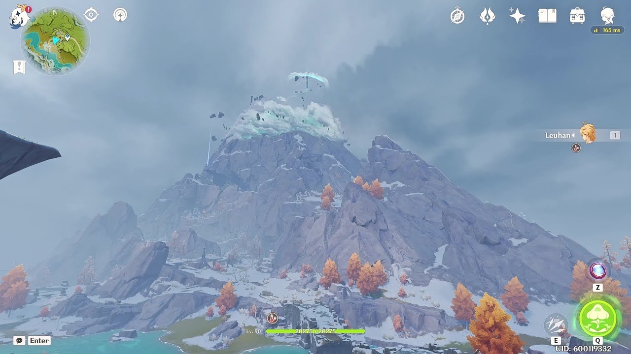Dragonspine in first person mode - YouTube
