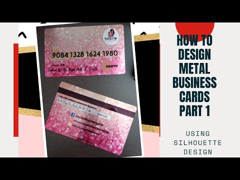 How to Design Sublimation Business Debt Cards in Silhouette Studio ...