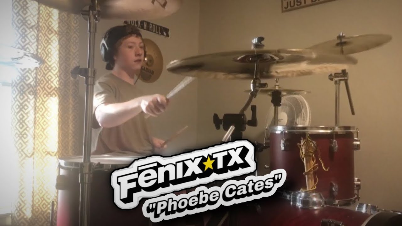 Fenix tx - “Phoebe Cates” (Drum Cover) - YouTube