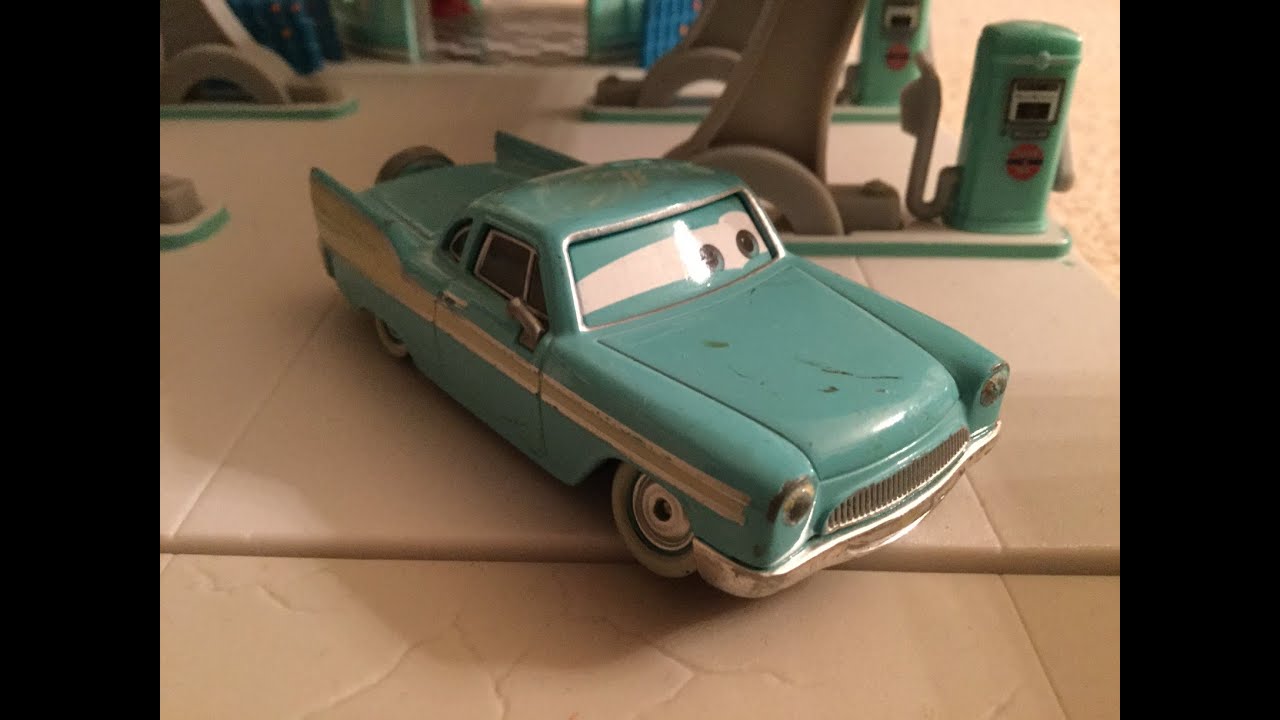 Mattel Pixar Cars Derek "Decals" Dobbs Die-cast - YouTube
