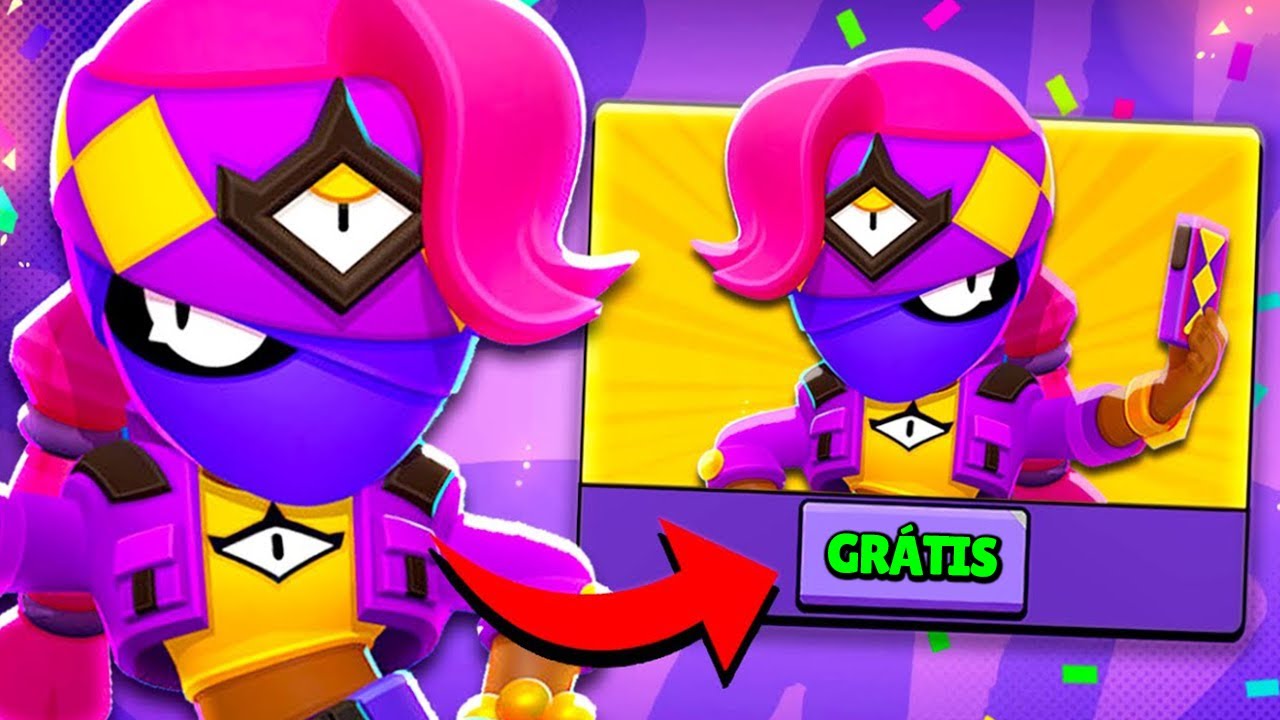 Como Resgatar A Nova Skin Da Tara GrÁtis No Brawl Stars Youtube