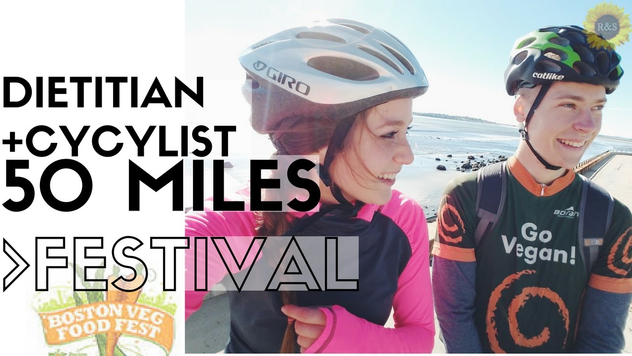 50 Mile Bike Ride To Boston VegFest | Vegan RD - YouTube