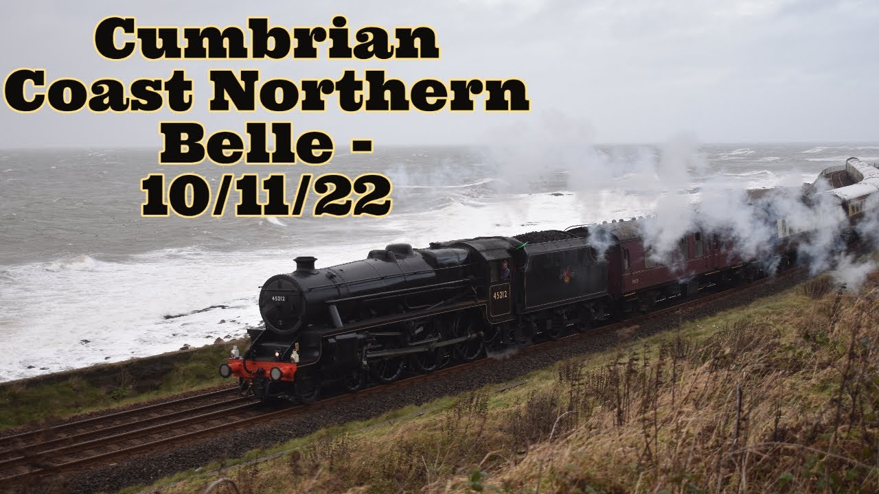 LMS Black 5 45212 - Cumbrian Coast Steam Special - Northern Belle ...