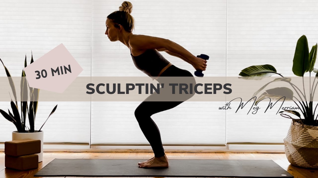 Sculptin' Triceps | 30 min | with Meg Merriam | altr Yoga - YouTube
