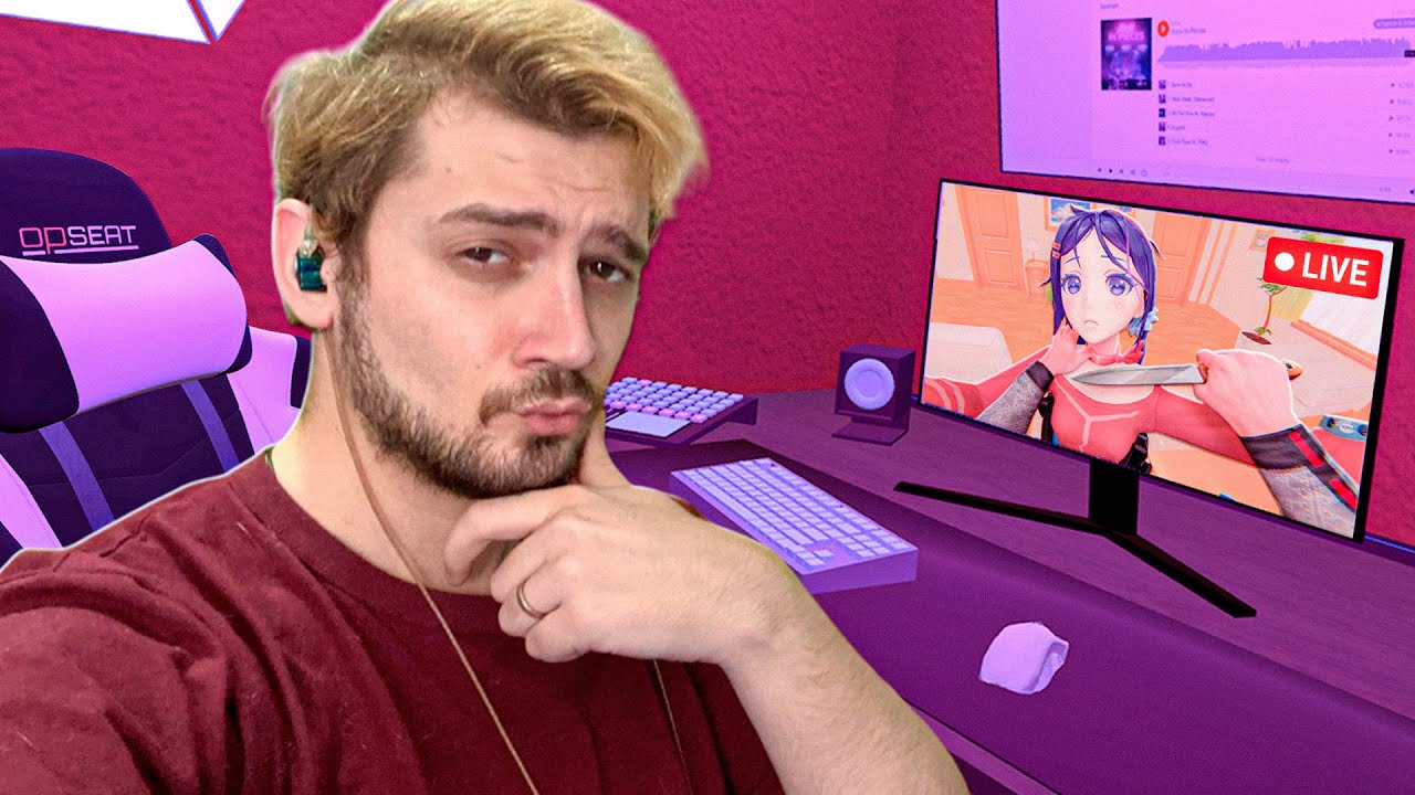 Virei Streamer Por Dinheiro no Streamer Life Simulator 2 - YouTube