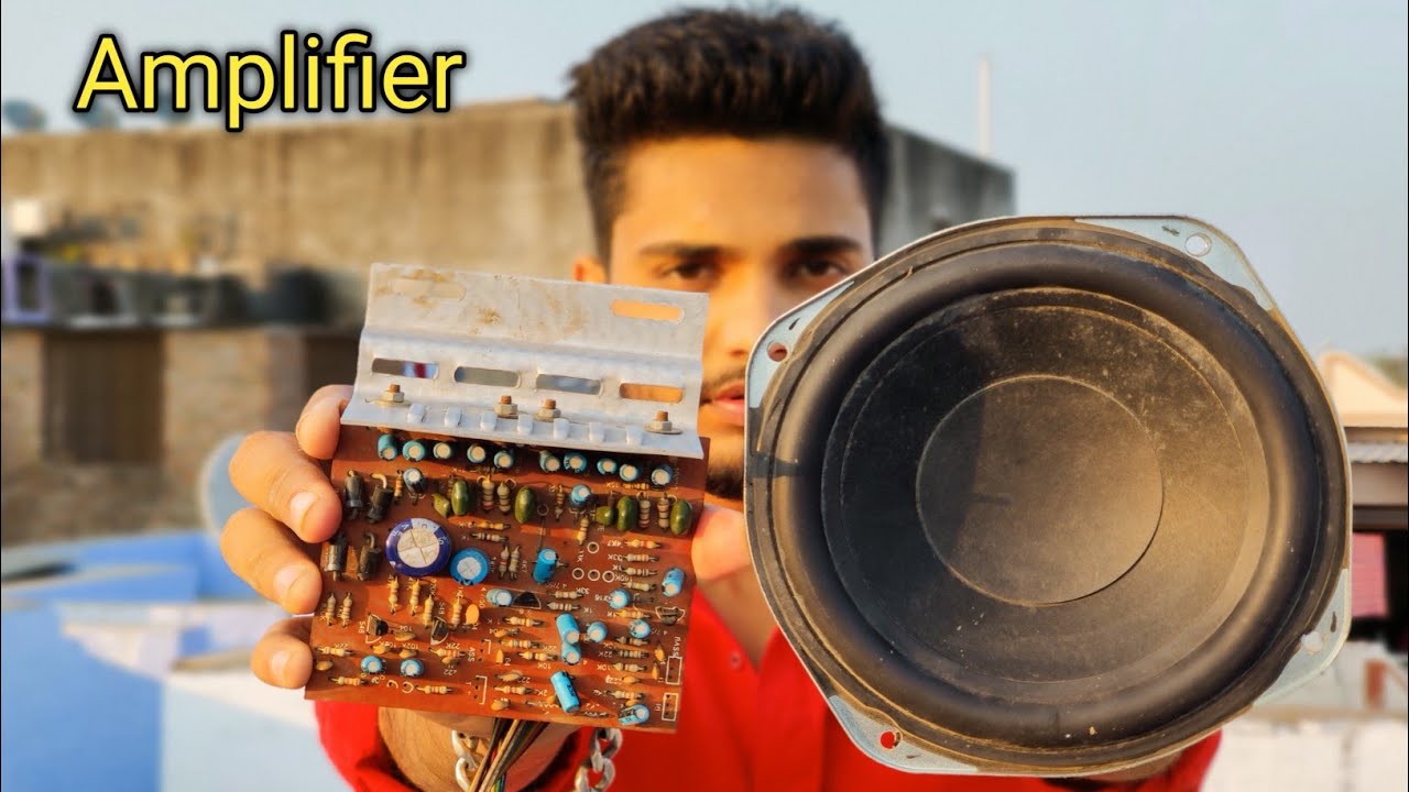 make a Audio Amplifier Using old CD player. - YouTube