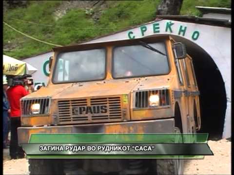 ZAGINA RUDAR VO RUDNIK SASA - YouTube
