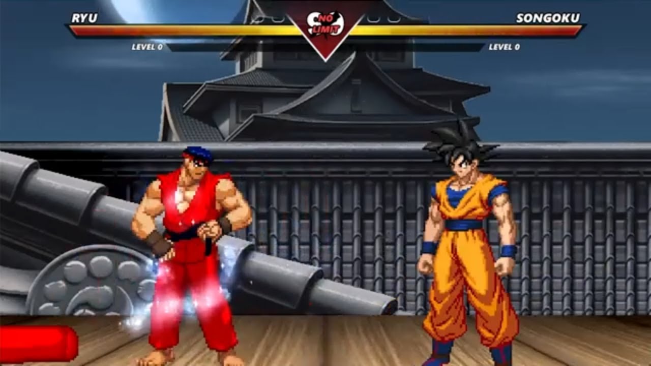 ICE RYU VS GOKU | INSANELY EPIC M.U.G.E.N BATTLE - YouTube