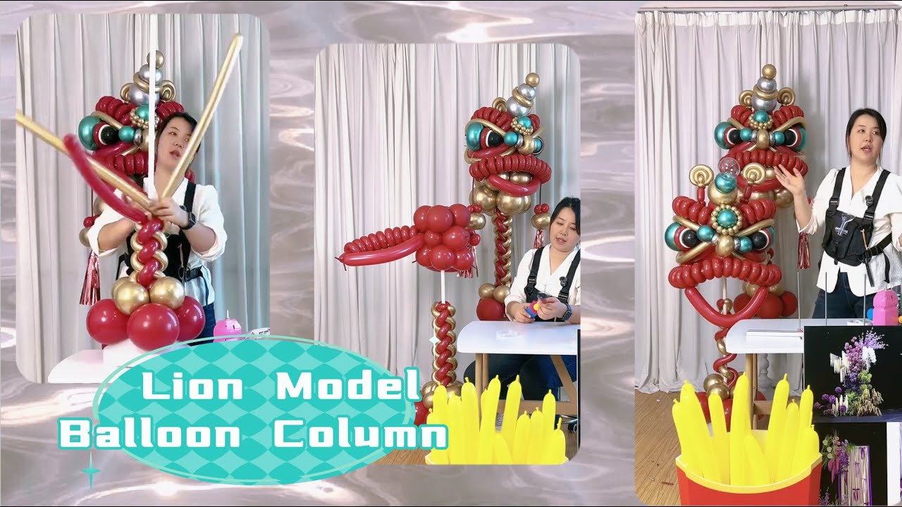 Balloon Column | Lion Balloon Pillar | Popular Balloon Models ...