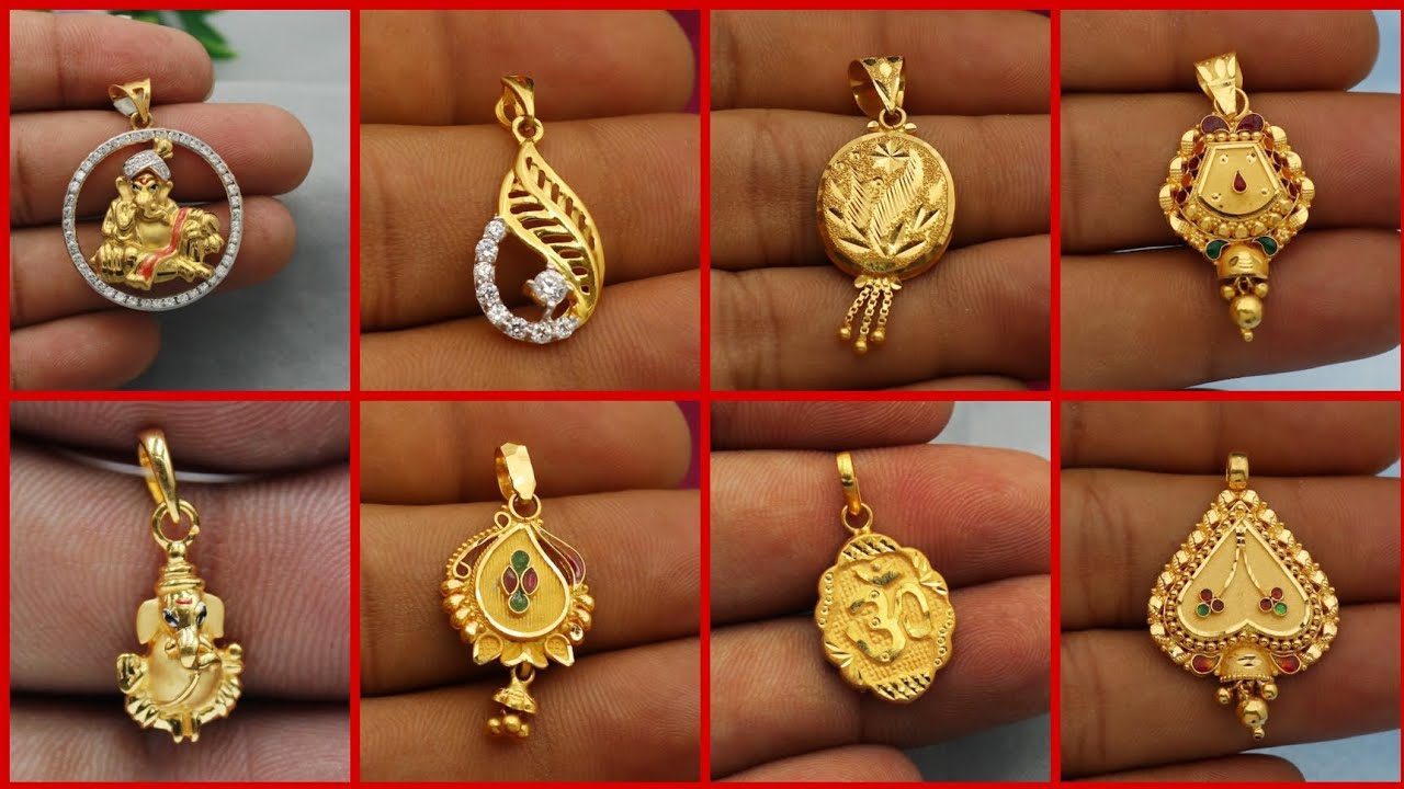 Gold locket designs 2023, gold pendant designs light weight, gold ...