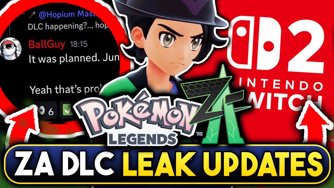 POKEMON NEWS! NEW LEGENDS ZA DLC LEAK UPDATES! NEW NINTENDO SWITCH 2 ...