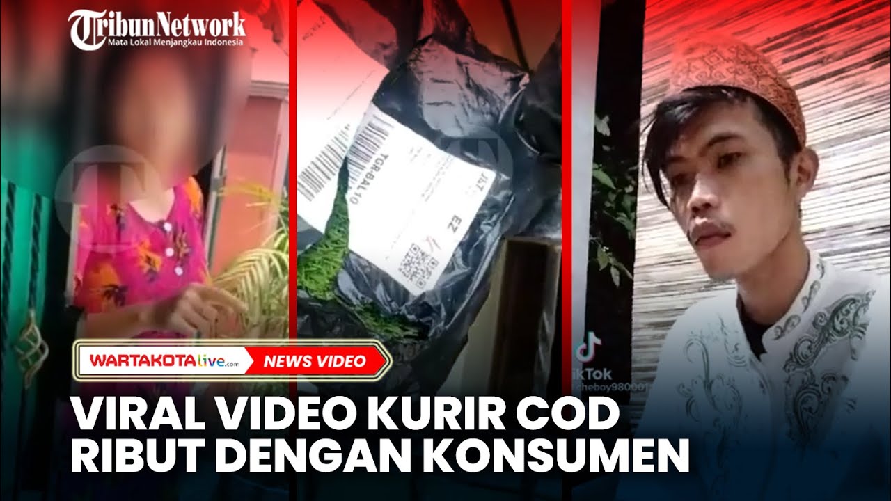 Viral Video Kurir COD Ribut dengan Konsumen - YouTube