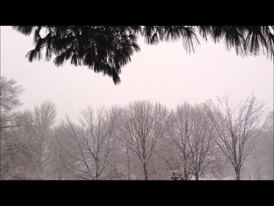 One-Minute Meditation: Snow Falling Fast - YouTube