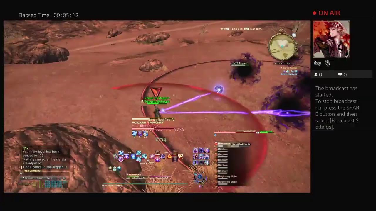 Davesto-Bolingra's Live PS4 Broadcast - Final Fantasy XIV ...