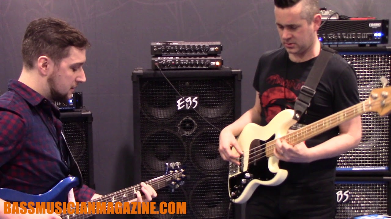 Bass Musician Magazine NAMM 2018 - EBS Jam - YouTube