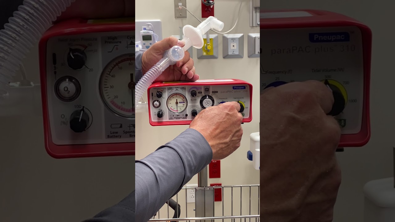 Vent training: paraPAC plus 310 - YouTube