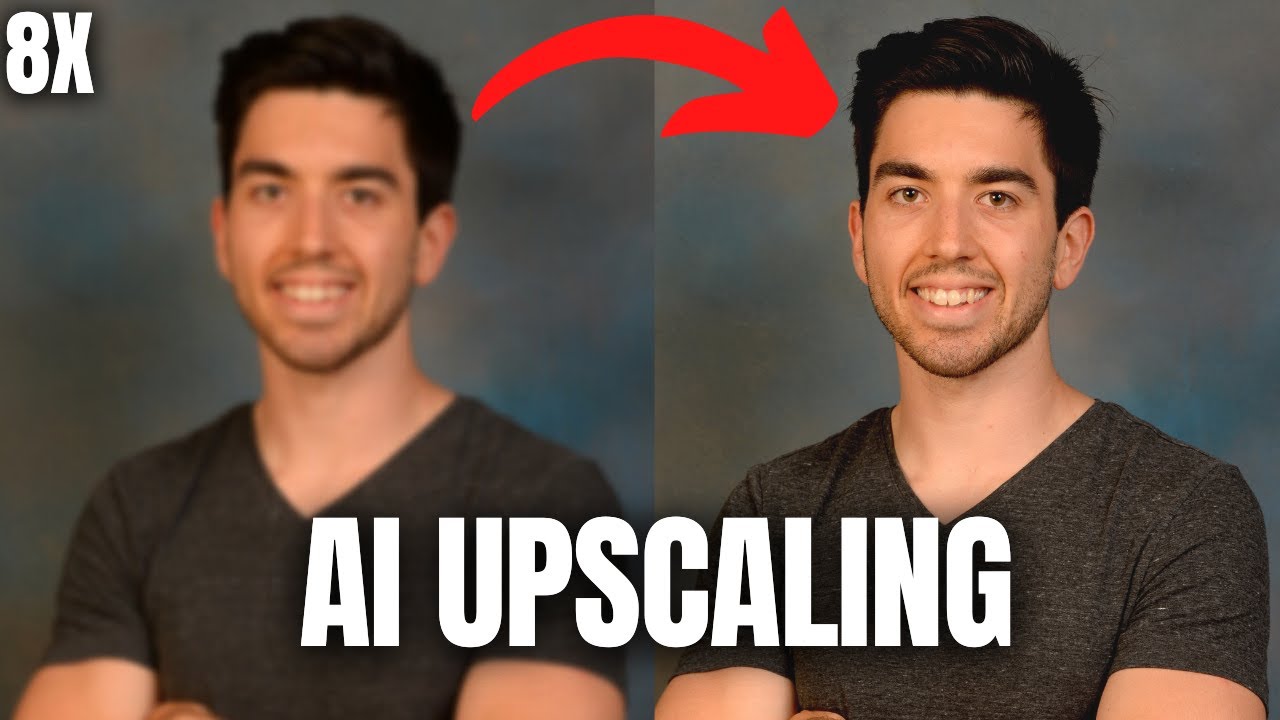 This AI makes blurry faces look 8 times sharper! SwinIR: Photo Upsampling - YouTube