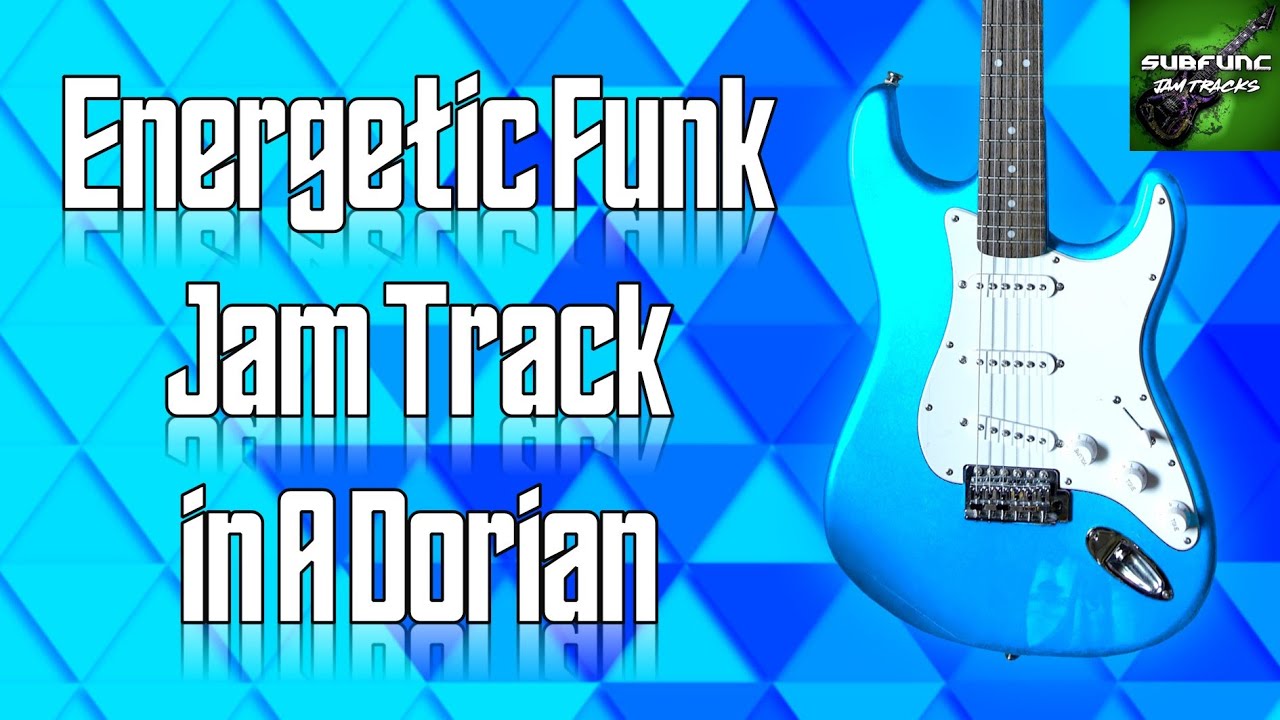 Energetic Funk Jam Track in A Dorian 🎸 Guitar Backing Track - YouTube