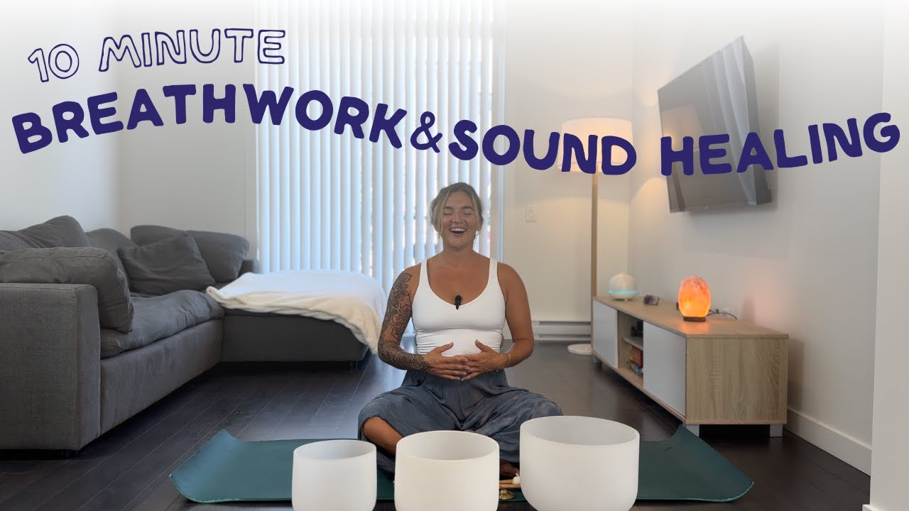 Breathwork and Sound Healing | 10 Minutes - YouTube