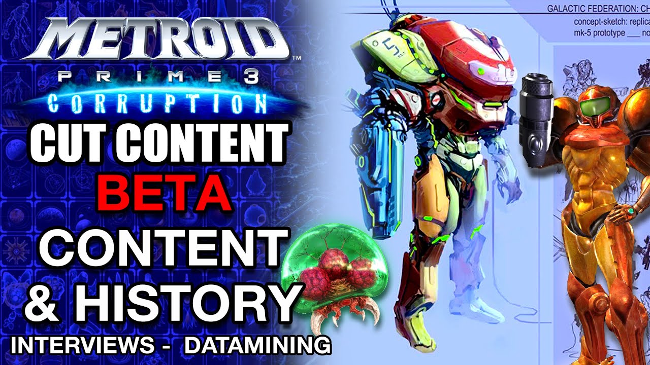 Metroid Prime 3: Corruption Beta Unused Content & History | Metroid Cut ...