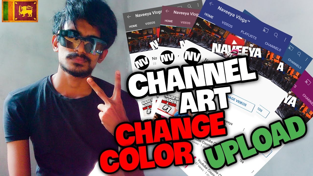 How to Change Your Youtube Channel Color On Mobile (Naveeya Vlogs ...