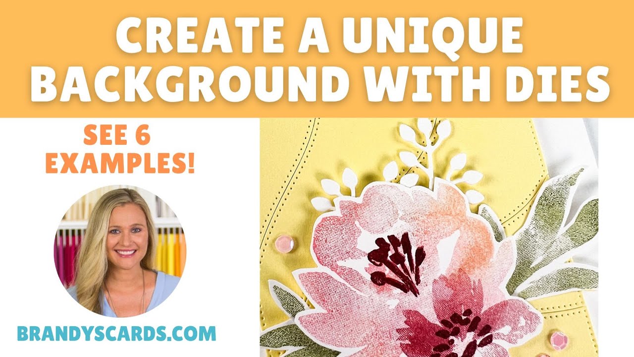 Create a Unique Background with Dies - See 6 examples - YouTube