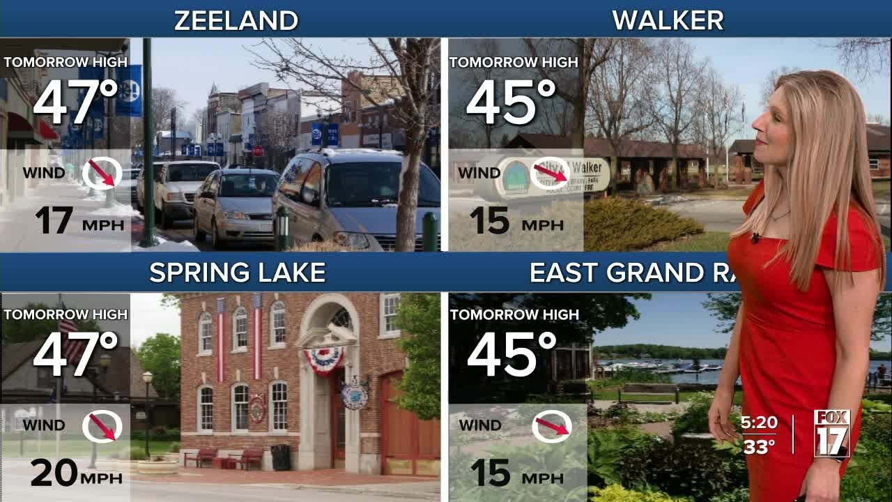 Tuesday PM Forecast: Breezy with rising temperatures - YouTube
