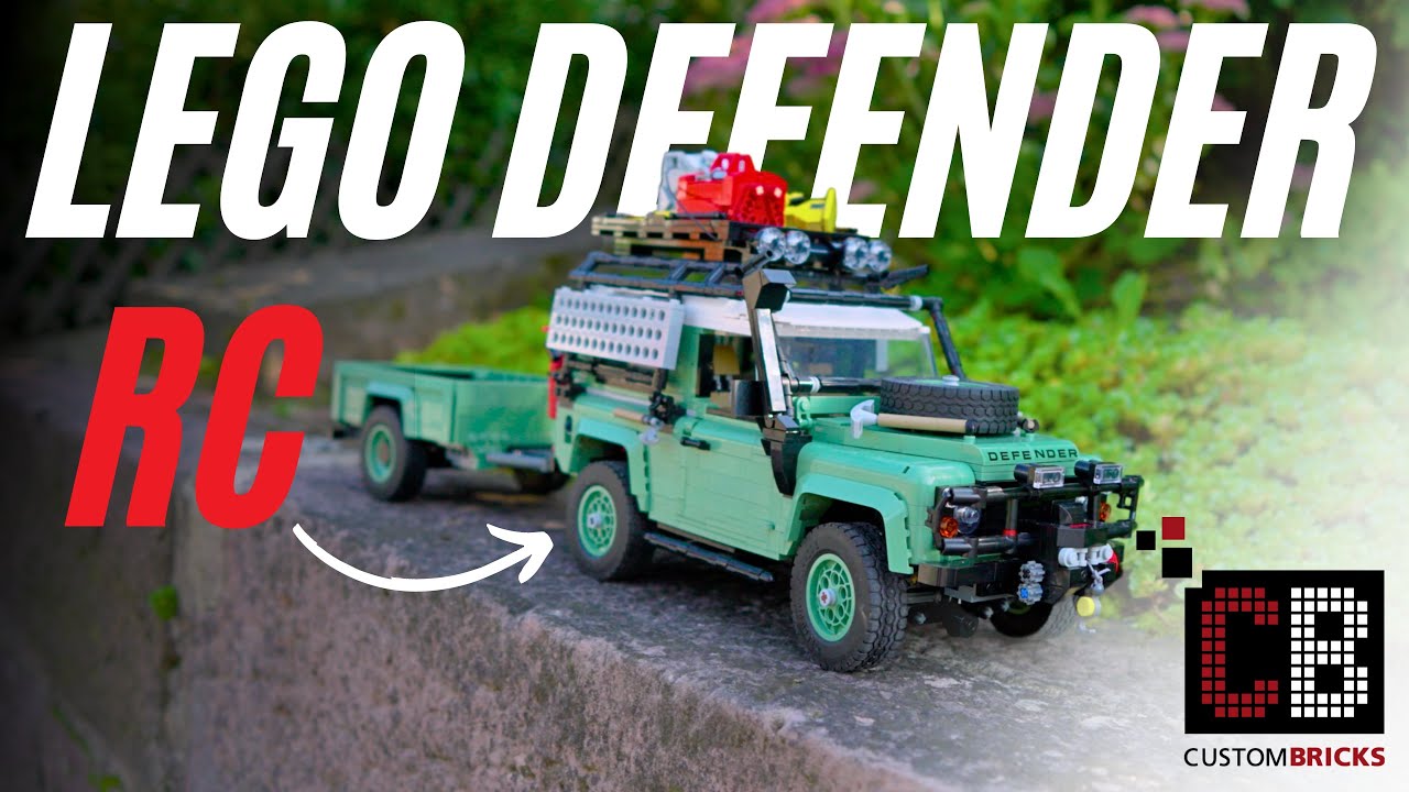 Custom RC Umbau für den Land Rover 10317 von LEGO - YouTube