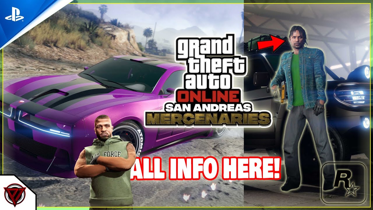 GTA Online San Andreas Mercenaries! All Cars And Weapons and New ...