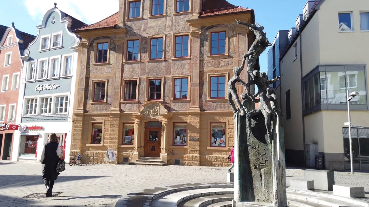 Ellwangen Germany City walk 4K - YouTube
