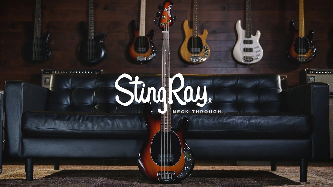 Ernie Ball Music Man StingRay 4 Neckthrough Bass: Joe Dart Demos - YouTube