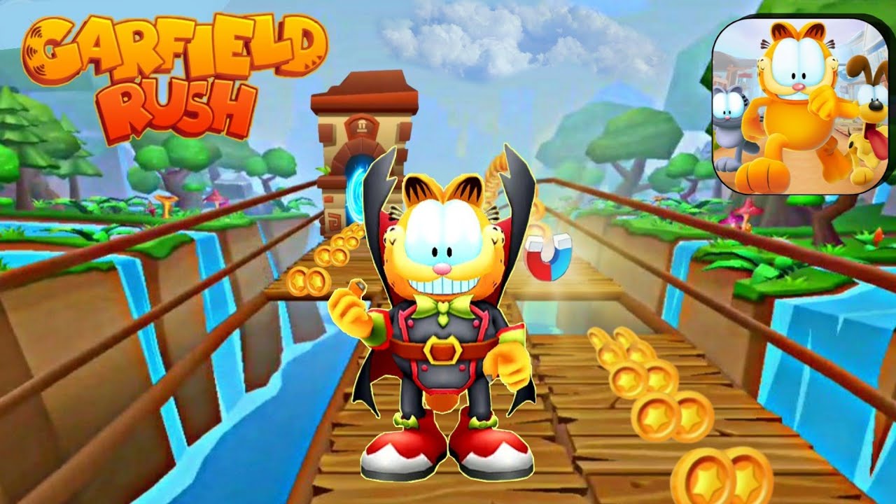 Garfield Rush | Chase Harry's tricky cat and dodge obstacles 😎 ...
