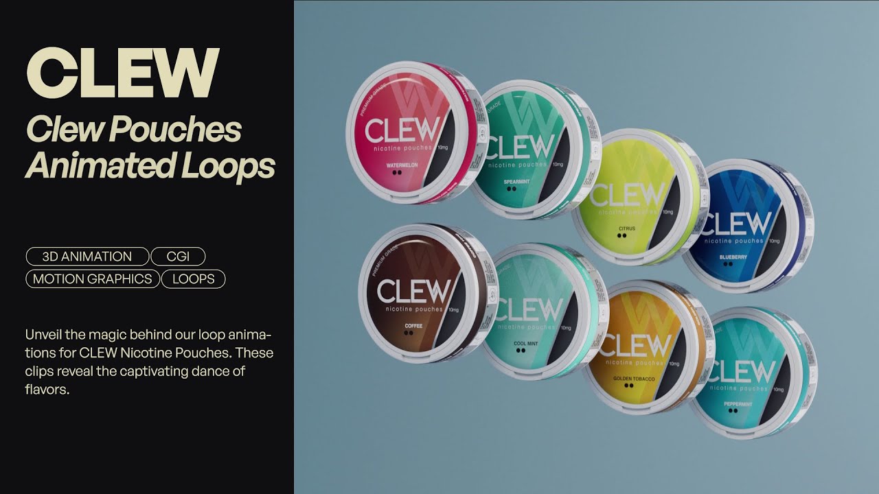 CLEW Pouches | Endless Animated Loops - YouTube