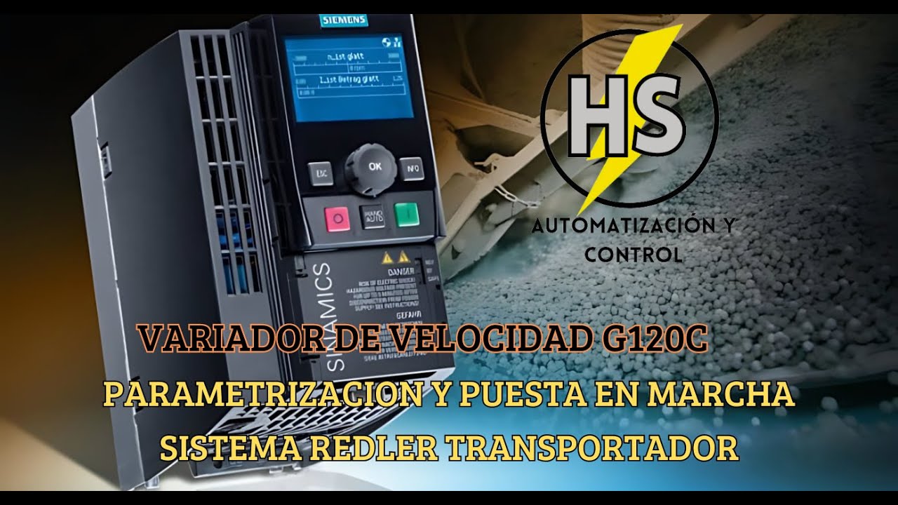 Como Parametrizar un Variador de Velocidad Siemens G120C - YouTube