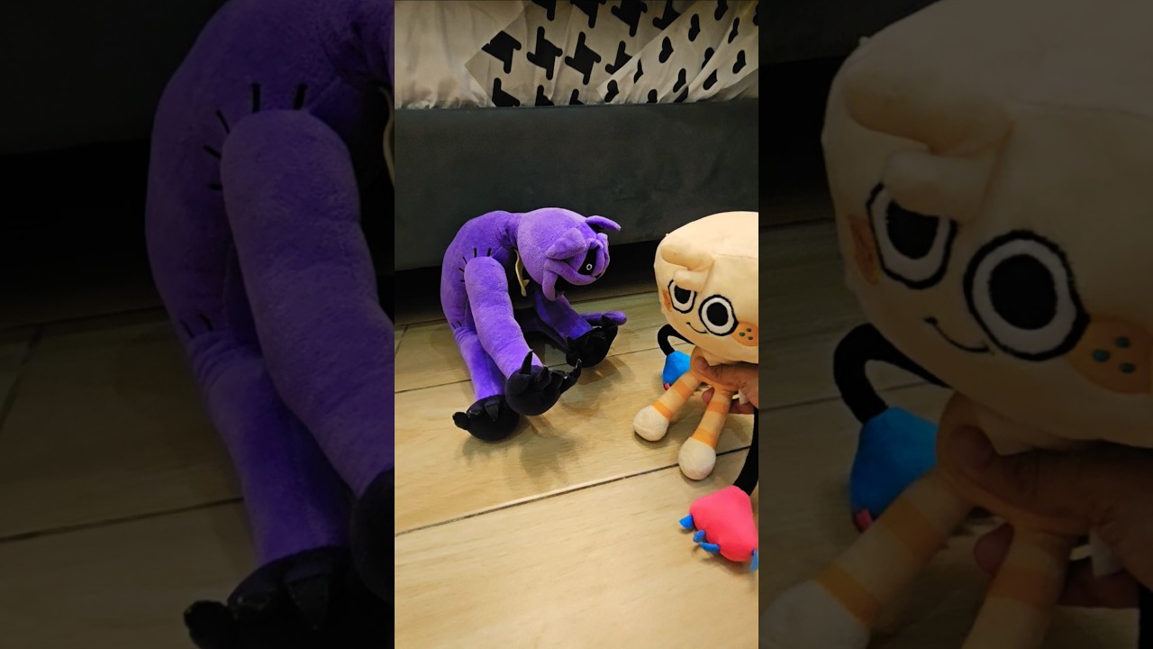 Goob got scared of Monster Catnap 🤣🤣🤣 #smilingcritters #dandysworld # ...