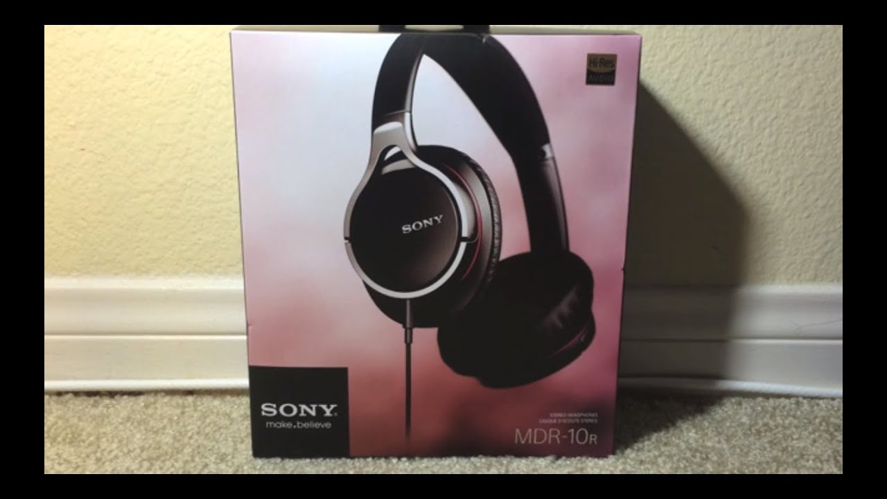 Sony MDR 10R Unboxing - YouTube