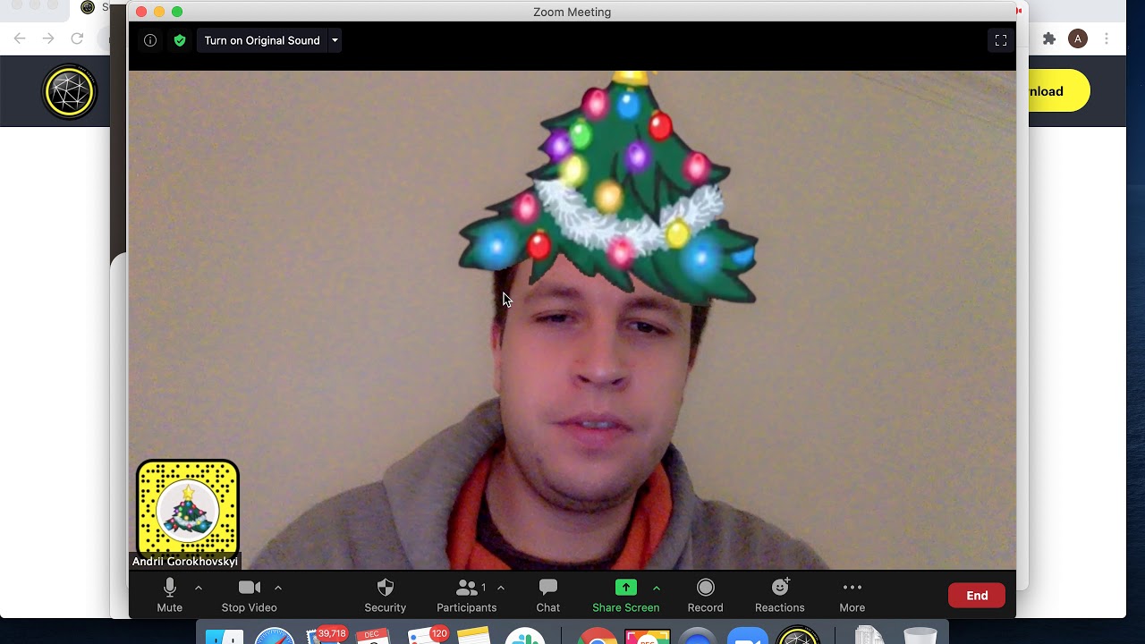 How to use Snapchat filters on Zoom? - YouTube