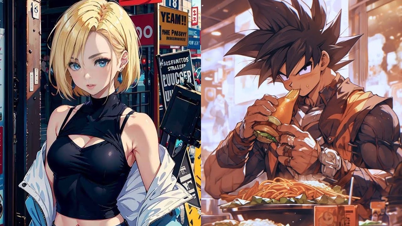 Goku y Android 18 se enamoraron | Goku x 18 | Parte 1 - YouTube