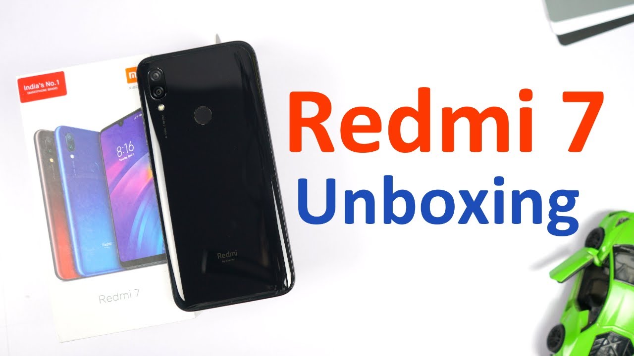 Redmi 7 Unboxing, Specs, Price, Hands on Review - YouTube