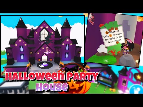 Halloween Party House *GLITCH BUILD* in AdoptMe🎃🧛🏻👻🍭🍬 (roblox) - YouTube