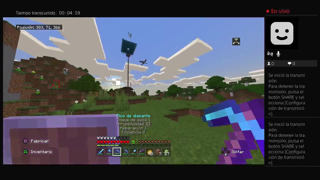 jugando minecraft en harcode - YouTube