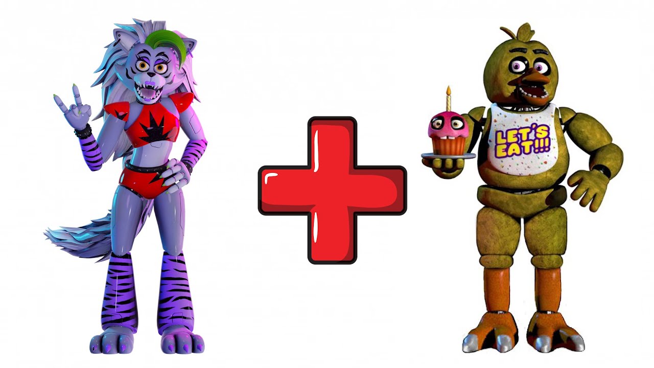 Roxy + Chica security breach = ??? | FNAF ANIMATION - YouTube