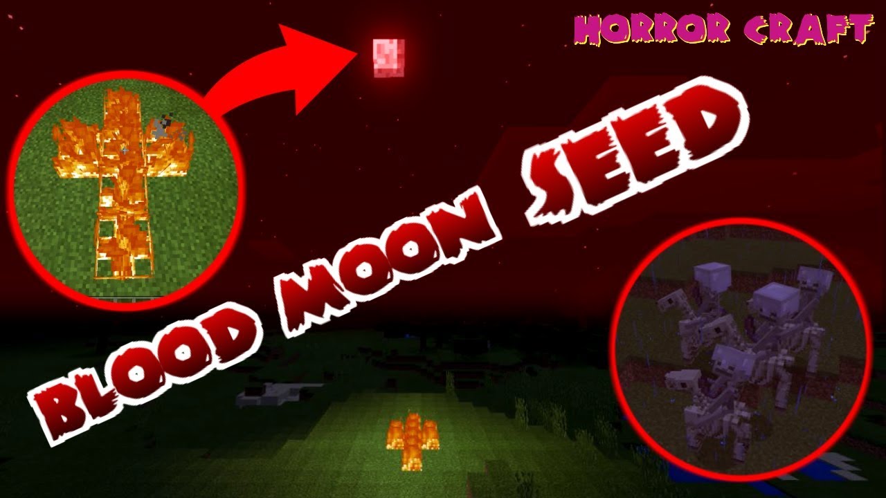 [AGT]Do not run this SEED,Because Blood Moon appears.[Minecraft ] - YouTube