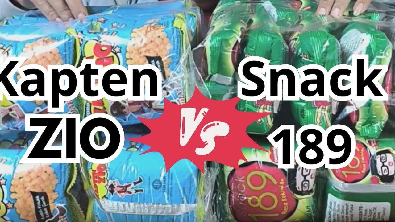 UNBOXING CIKI BERHADIAH KAPTEN ZIO VS SNACK 189 || MANA YANG PALING ...