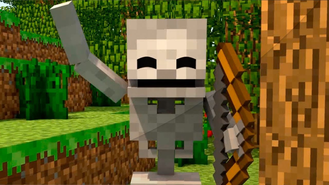 Minecraft Legends OS ESQUELETOS VIRARAM NOSSOS AMIGOS NO MINECRAFT ...