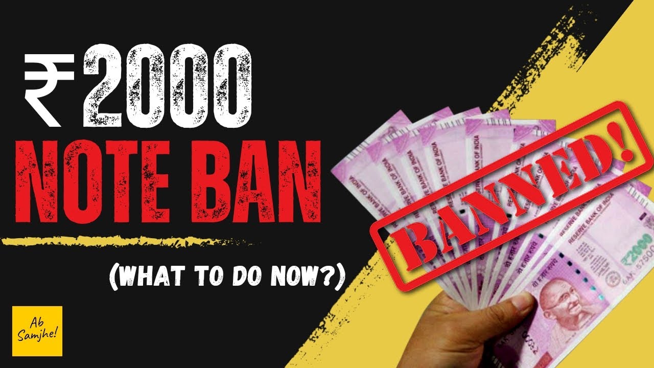 All about 2000 Note Ban | Why? | अब क्या करें? | Demonetization 2.0 ...