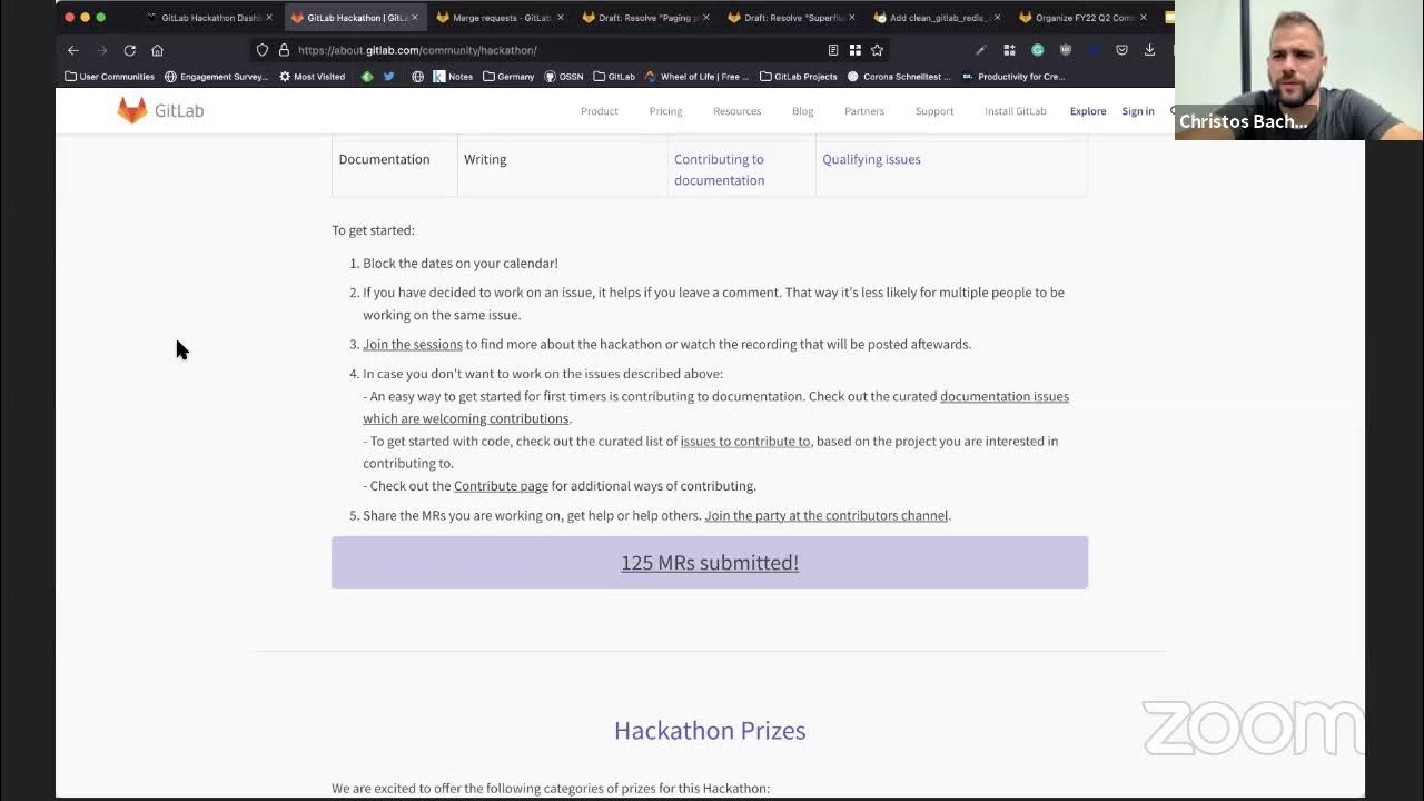 Q2 2021 GitLab Hackathon wrap up call - YouTube