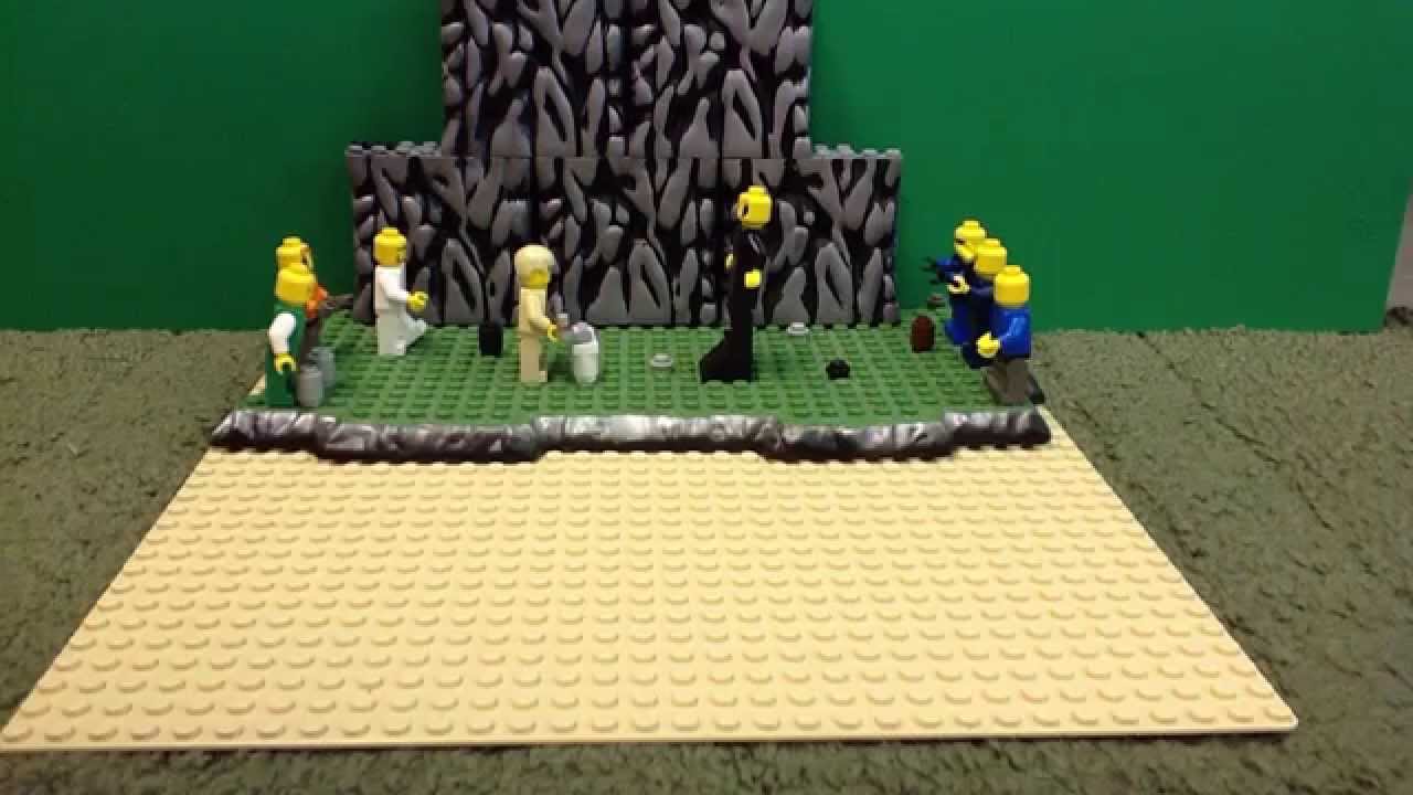 David and Goliath- A Lego Stop Motion Animation Movie Short - YouTube